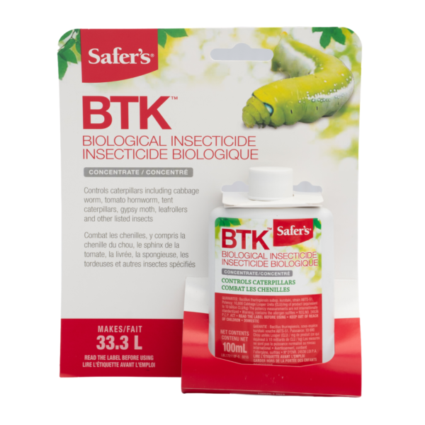 Safer’s BTK Biological Insecticide Concentrate (100 ml) – Vermeer